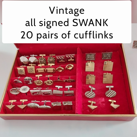 Vintage | Accessories | Vtg Swank Cufflinks Collectible 2 Pairs ...